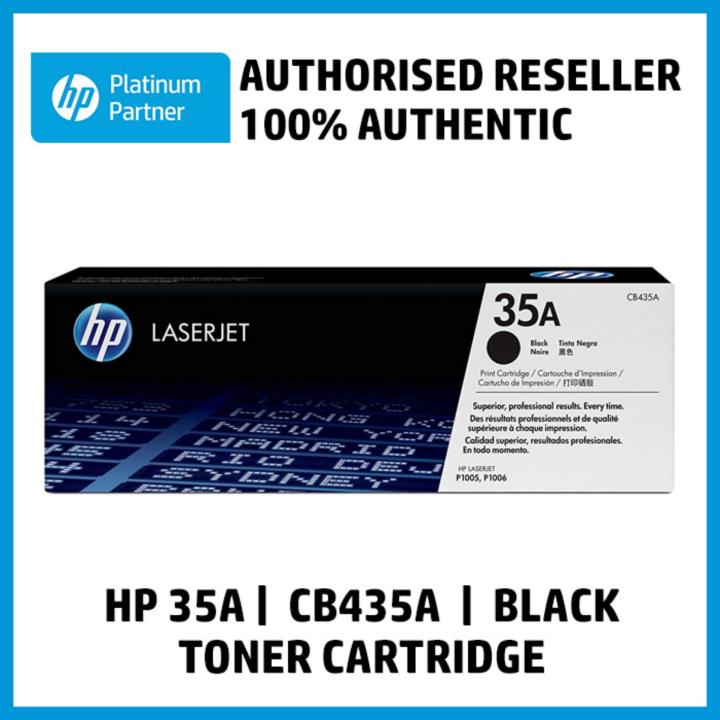 HP 35A Laserjet P1006 Black ORIGINAL Cartridge(CB435A) | Lazada PH