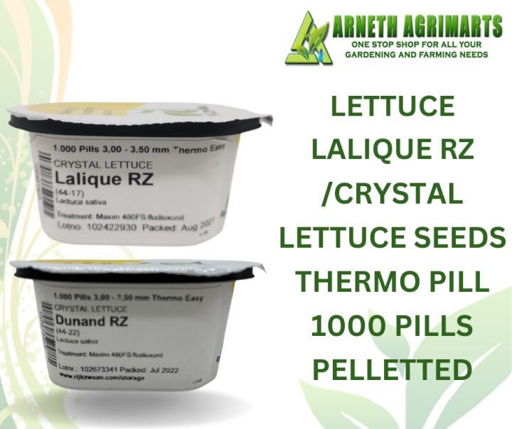 LETTUCE LALIQUE RZ / CRYSTAL LETTUCE SEEDS THERMO PILL 1000 PILLS ...