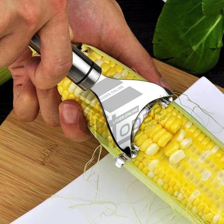 LODER corn peeling machine practica stainless steel made l剝玉米神器 剝玉米神器家用 ...