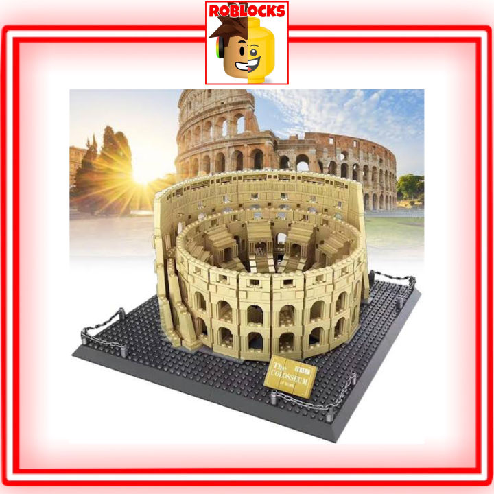 1,419pcs THE COLOSSEUM OF ROME ARCHITECTURE WANGE 5225 Building Blocks ...
