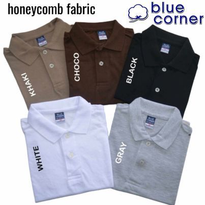 BLUE CORNER POLOSHIRTS (COMFORT WEAR) HONEYCOMB UNISEX | Lazada PH