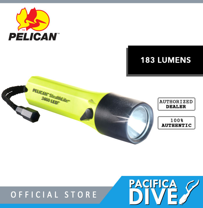PELICAN 2460 StealthLite™ LED Flashlight, 183 Lumens, High Visibility Yellow | Lazada PH