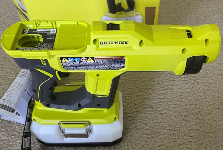 Ryobi PSP02 18V Cordless Handheld Electrostatic Sprayer (Tool Only ...