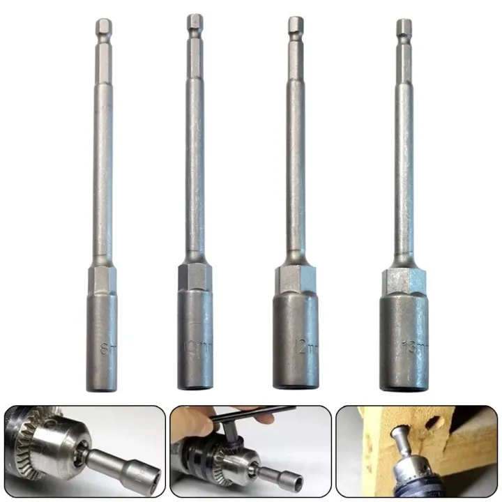Hexagon Socket Wrench Drill Bit 150mm Socket Wrench Extension Sleeve ...