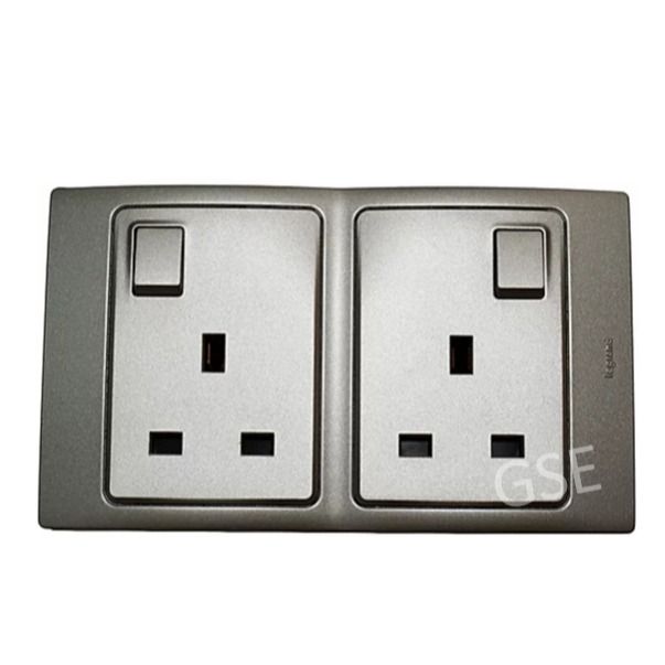 Legrand Mallia 2x13A Double Socket Outlet GSE | Lazada Singapore