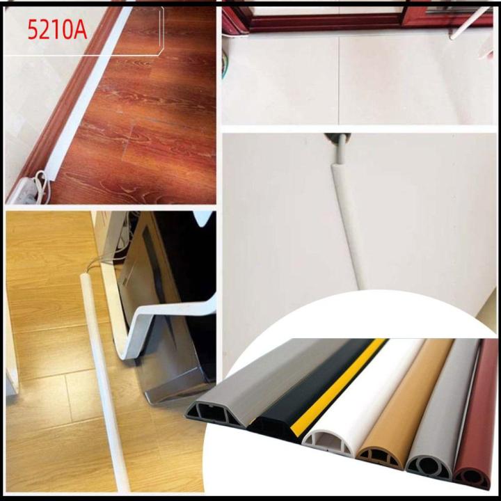 5210A กาวในตัว ฝาครอบสายเคเบิล ช่องสายไฟฟ้า คลุม Hider ฝาครอบสายไฟพื้น ตัวป้องกันสายไฟ อุปกรณ์ ...