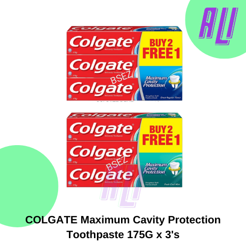 COLGATE Maximum Cavity Protection Toothpaste [175G x 3's] [FCM/GRF ...