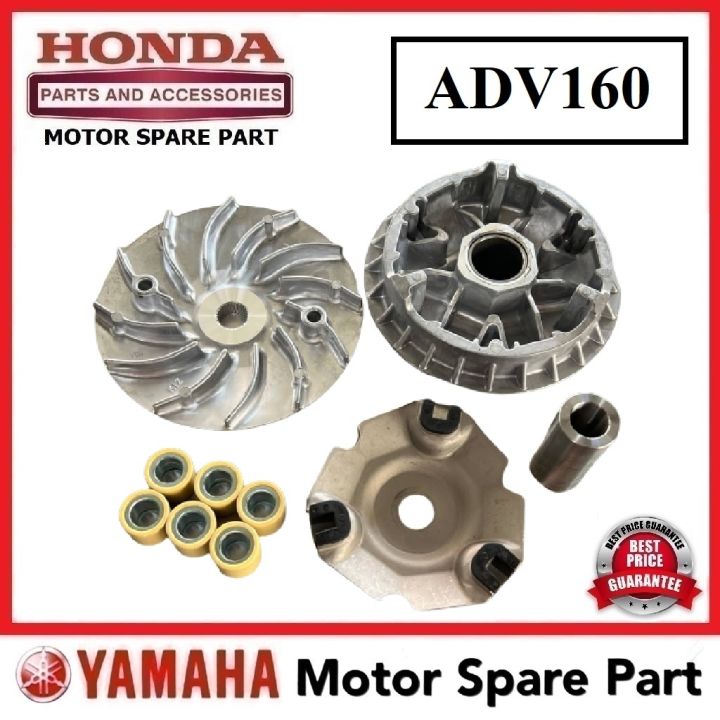 HONDA ADV160 FRONT PULLEY SET 0 DEPAN PULLEY FAN KIPAS ROLLER WEIGHT ...