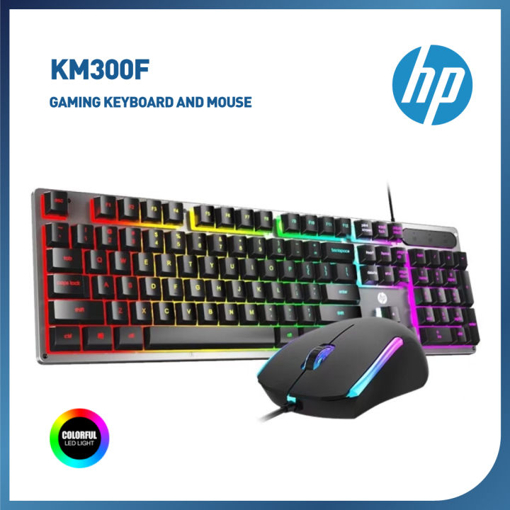 HP GK300F Wired Metal Mechanical keyboard and mouse Combos Floating ...