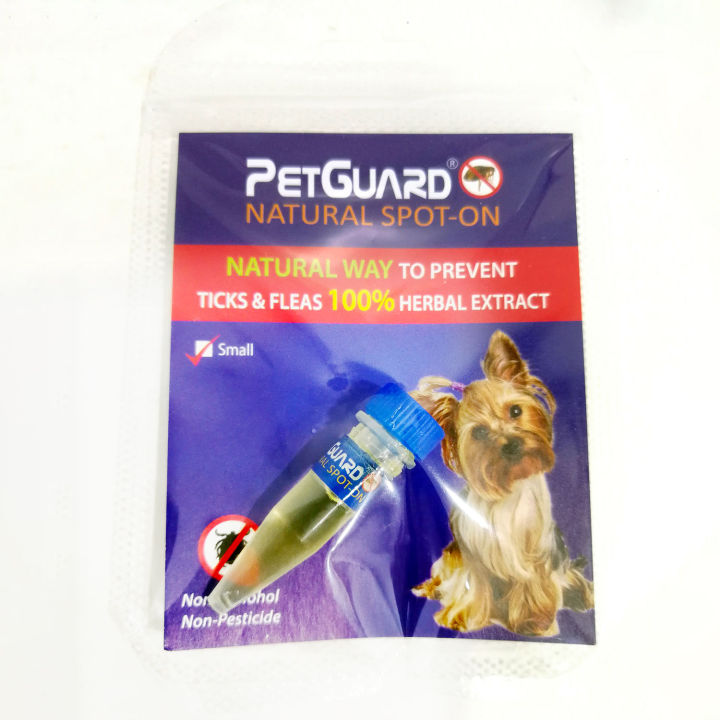 Petguard Natural Spot On - Fleas & Ticks Control 2ml | Lazada