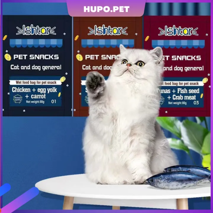 ISHTAR cat wet food pouch | Makanan Basah Kucing | 湿猫粮 80g EXP 2025/01 ...