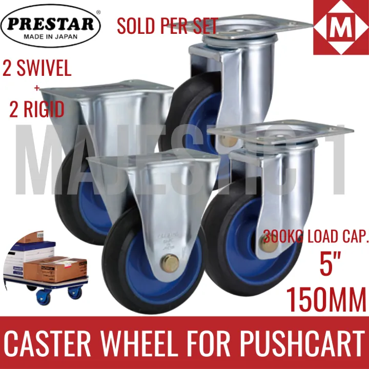 Prestar Caster Wheel 5" (for 300kg Pushcart) - Made in Japan | Lazada PH