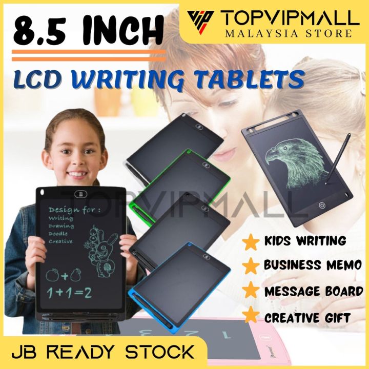 【MSIA STOCK】8.5inch Digital Graphic LCD Writing Tablet Drawing eWriter ...