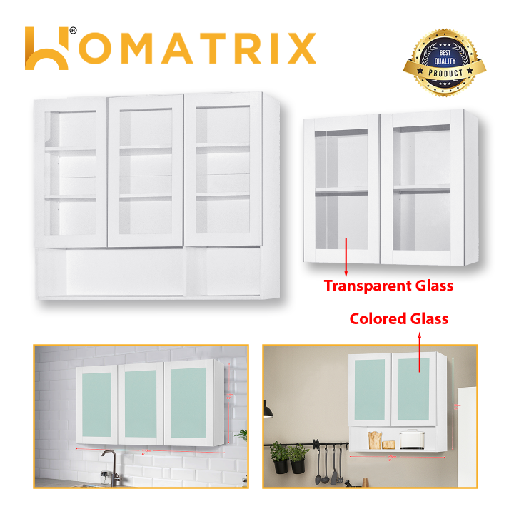 HOMATRIX Kitchen Wall Cabinet Hanging Kitchen Cabinet Wall Mounted ...