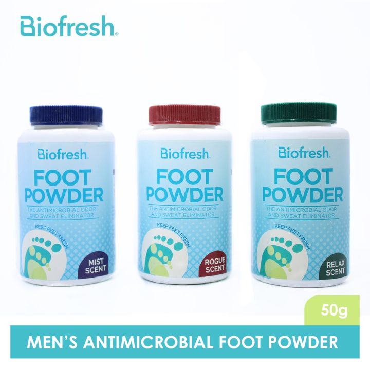 Biofresh Men's Antimicrobial Foot Powder 50g 1 piece BMFP02 | Lazada PH