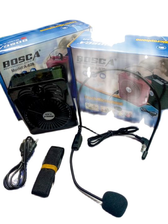 BOSCA LAPEL TEACH MICROPHONE A-828 | Lazada PH
