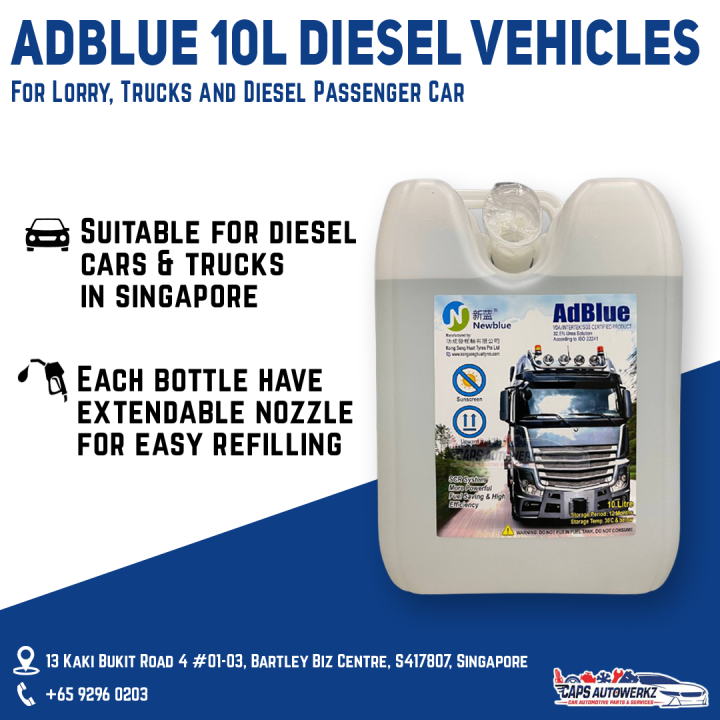 Adblue 10L For Diesel Vehicles | For Lorry, Trucks and Diesel Passenger Car (Redeem in-store ...