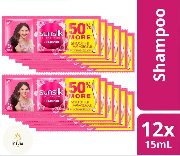 12 pcs. Sunsilk Smooth & Manageable | Strong and Long| Damage ...