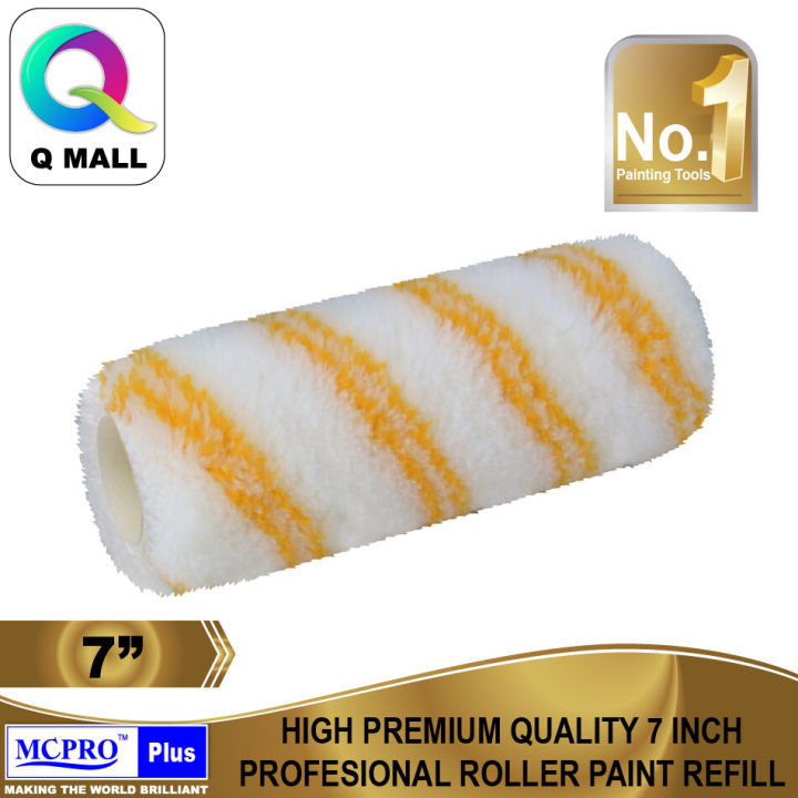 ORIGINAL PREMIUM QUALITY 7" PROFESSIONAL ROLLER PAINT REFILL (GREEN ...