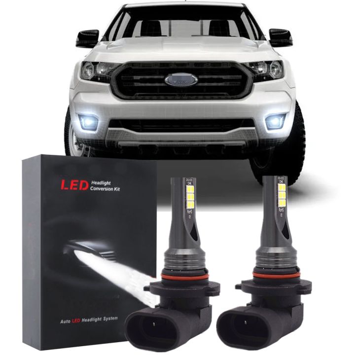 New 6000K white LED Front Fog Light Bulbs 12V-24V set of 2 FOR Ford ...