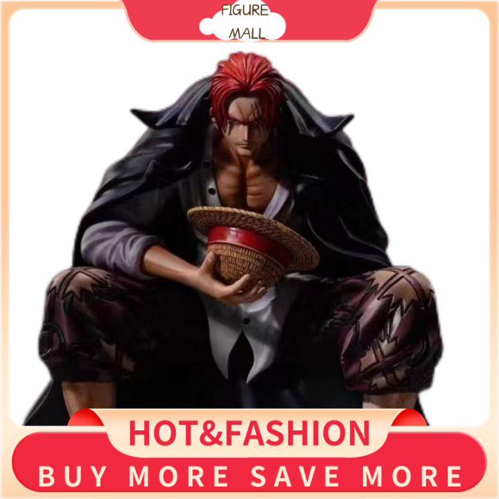 ONE PIECE sitting red-haired Yonko Shanks interchangeable figures model ...
