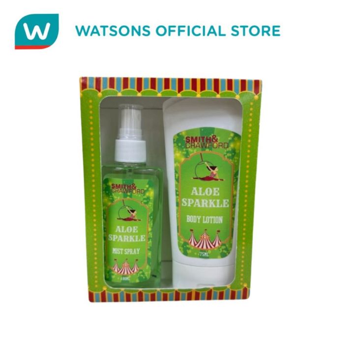 SMITH AND CRAWFORD Body Lotion and Mist Spray Aloe Sparkle | Lazada PH