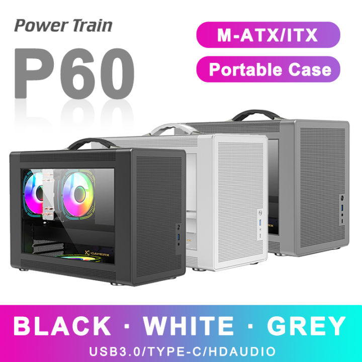 Power Train P60 M Atx Portable Computer Case Itx Motherboard Atx Sfx