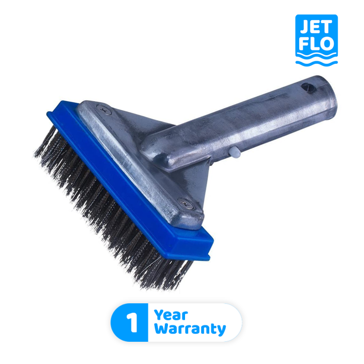 Jet-Flo Swimming Pool Algae Brush 5", Stainless Steel Bristles ...