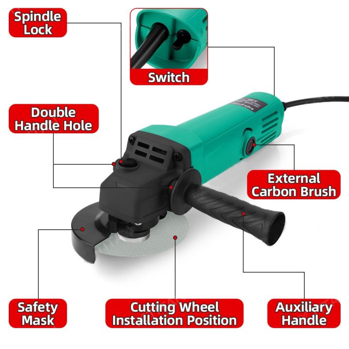Industrial Angle Grinder Professional Multifunctional Angle Grinder ...