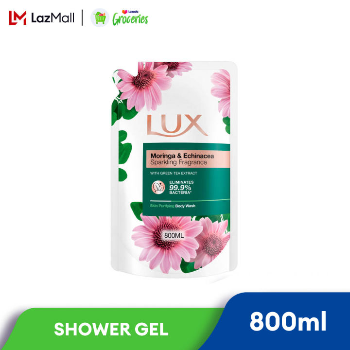 Lux Shower Gel Refill Skin Purifying Moringa & Echinacea 800ml | Lazada
