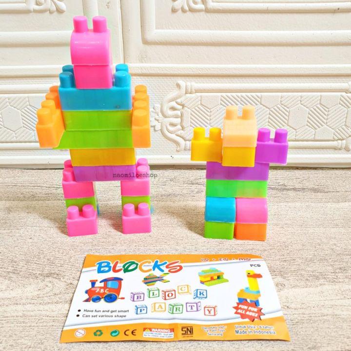 Mainanan Susun Block Kreatif 30pc Main Sedang Mennyusun Balok Edukasi ...