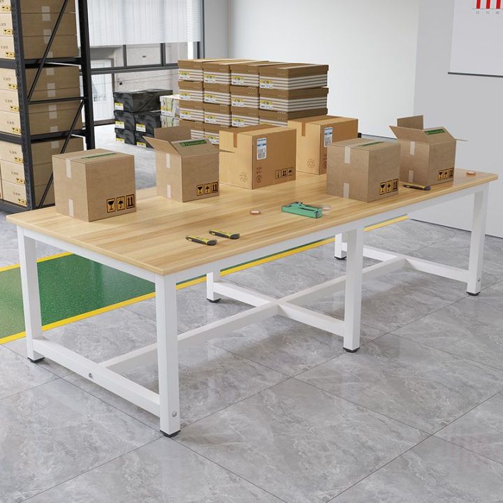Factory Workbench Cargo Table Cutting Packing Table Workshop Packaging ...