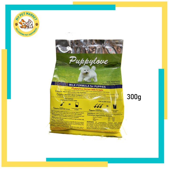 Puppy Love Milk Formula for Puppies 300g | Lazada PH