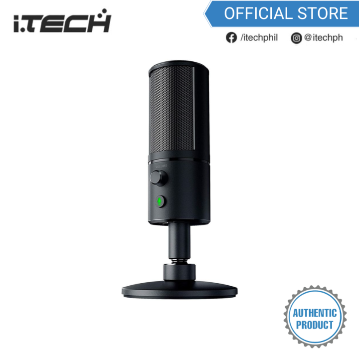 Razer Seiren X USB Streaming Microphone [Black] | Lazada PH