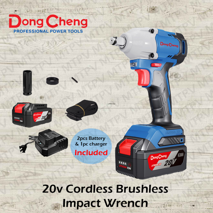 DongCheng Cordless Brushless Impact Wrench DCPB298 (TYPE BM) | Lazada PH