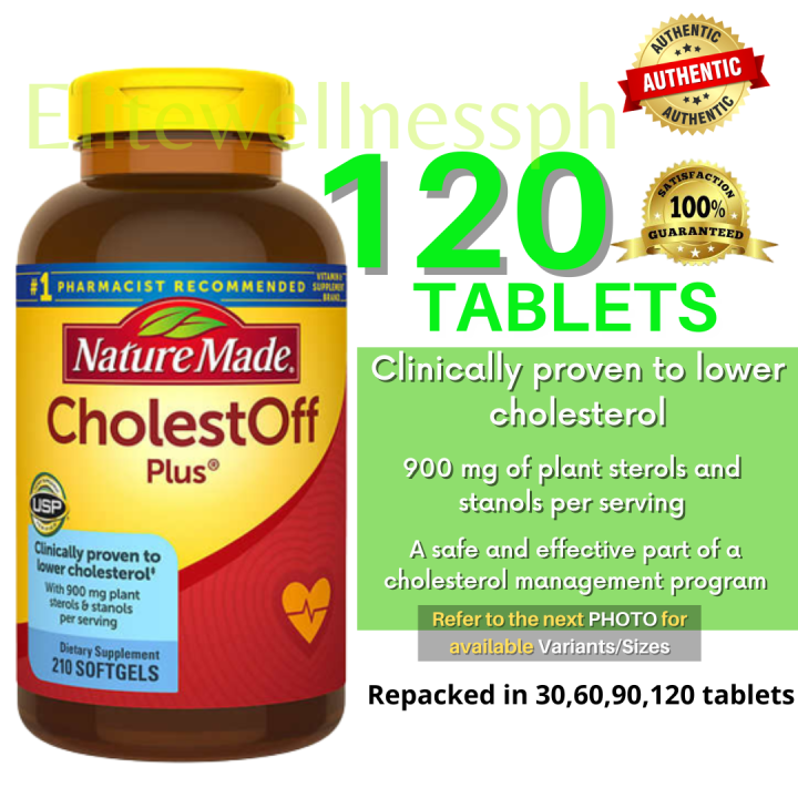 120 Tablets- Nature Made CholestOFF Plus AUTHENTIC | Lazada PH