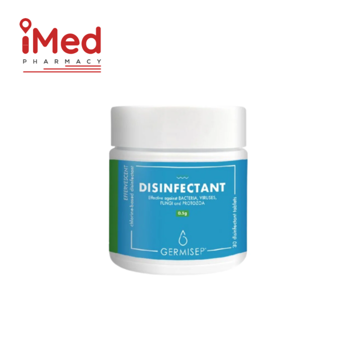 GERMISEP EFFERVESCENT TAB 0.5 NaDCC x 30's | Lazada PH