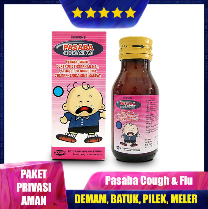 Pasaba Cough and Flu Obat Batuk Pilek Demam Bersin-Bersin Hingga Sakit ...