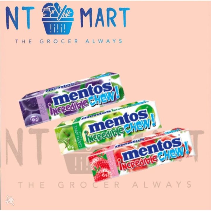 MENTOS INCREDIBLE CHEW 45G | Lazada