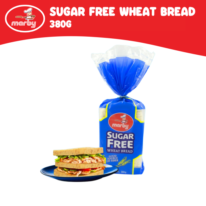 Marby Sugar-Free Wheat Bread 380g | Lazada PH