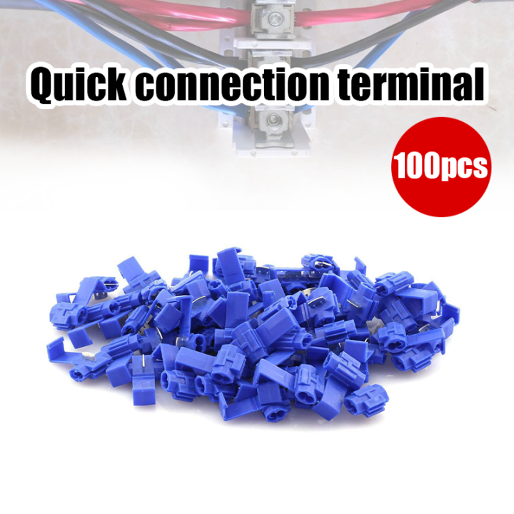 100/50 Pcs Useful Quick Connection Terminal Electrical Cable Connector ...