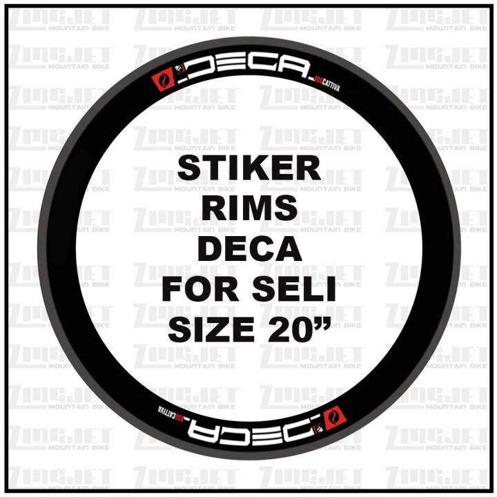 Decal Rim's Sepeda Lipat DECA 20" | Lazada Indonesia