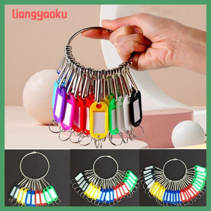 🔥🔥【COD+IN STOCK】 10/20/30/40 Pieces With Number Plates Key Ring ...