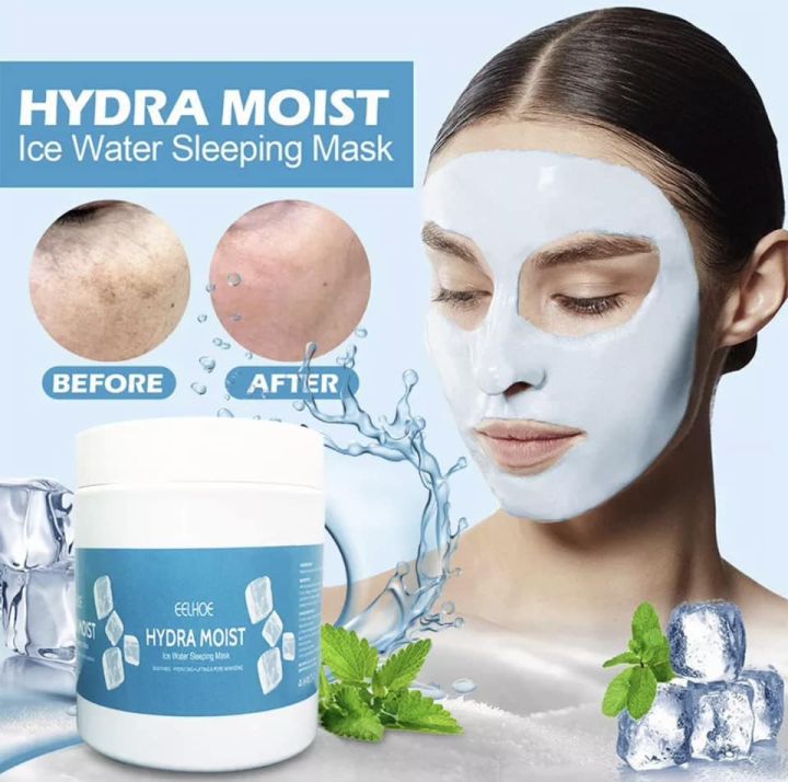 Best selling Hydra Moist Ice Water Sleeping Mask Repair Dry Rough Skin ...