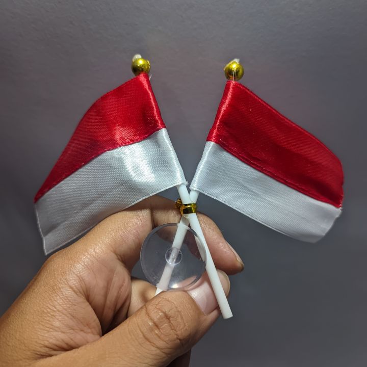 Bendera Merah Putih Mini / Bendera Hiasan / Bendera Tempel Kaca ...