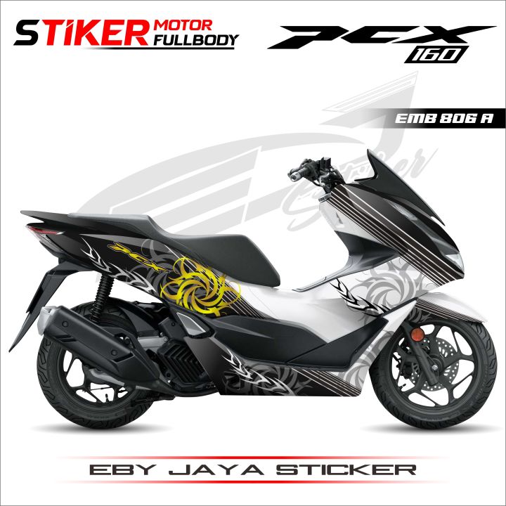 STIKER LANGSUNG CETAK VARIASI MOTOR PCX ALL VARIAN SIAP PAKAI-STIKER ...
