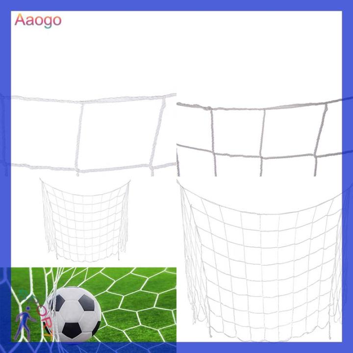 Aaogo Full Size 24 x 8 Flat Back Soccer Goal Post Net | Lazada PH