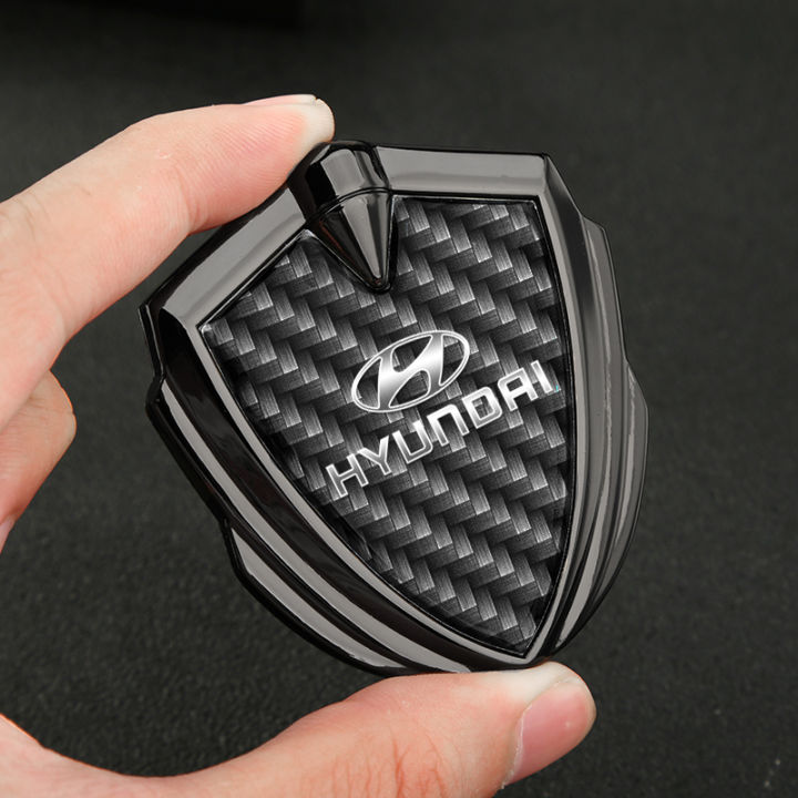 3D Metal Car Badge Emblem Stickers Decoration Decal For Hyundai Solaris ...