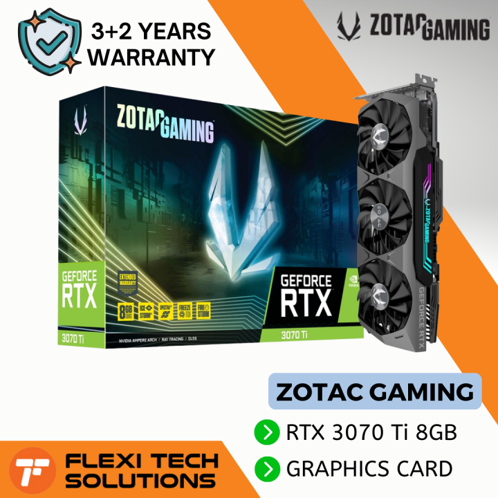 Flexi Tech ZOTAC GAMING GeForce RTX 3070 Ti 8GB GDDR6X GPU Graphics Card | Lazada