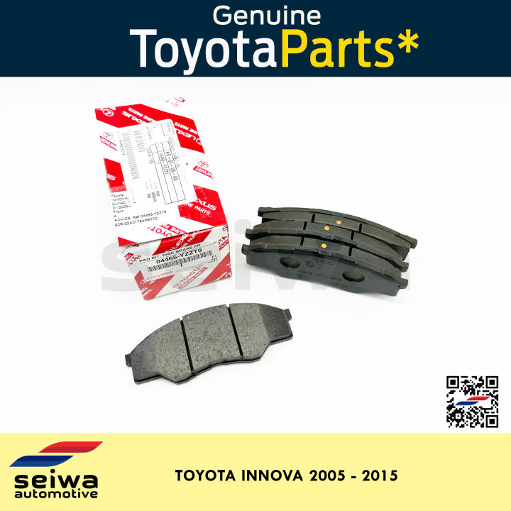 [2005 - 2015] Toyota Innova Brake Pads Front - Toyota Auto Parts ...
